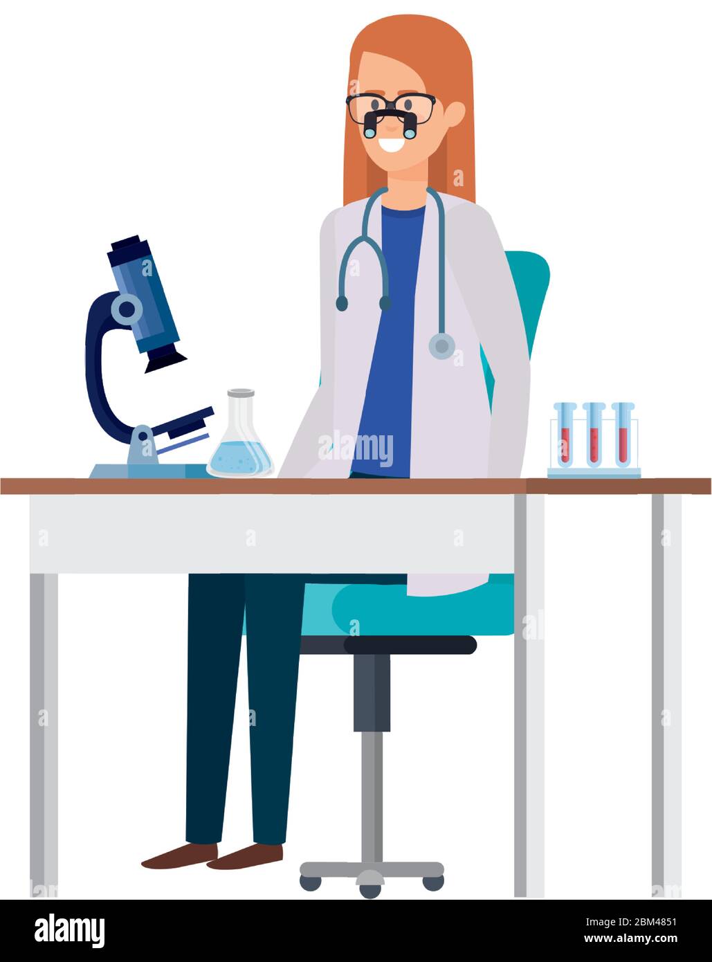 Surgical microscope Stock Vector Images - Alamy