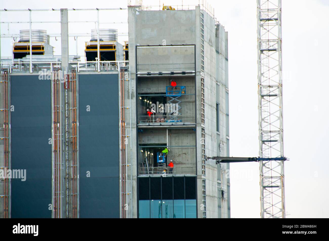 Office Building Construction in the City Stock Photo - Alamy