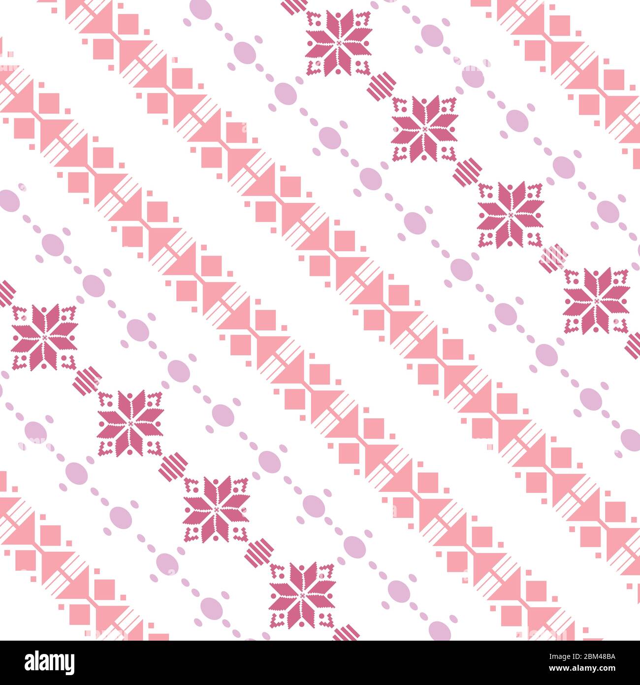 Beautiful simple embroidery design for greeting card Stock Vector Image ...