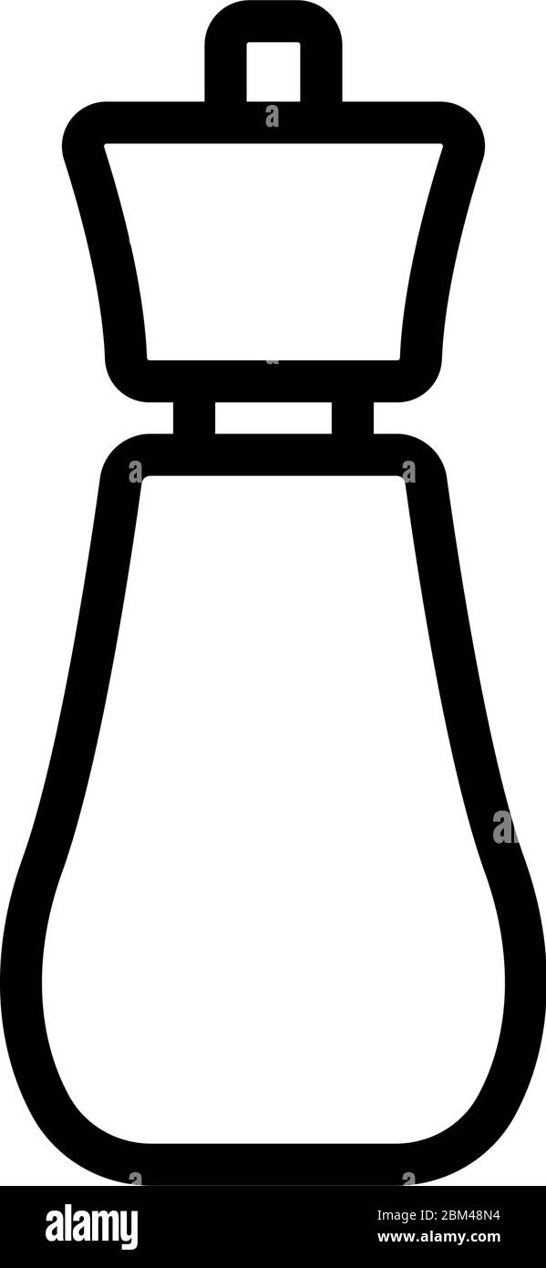 kind of salt shaker icon vector outline illustration Stock Vector Image ...