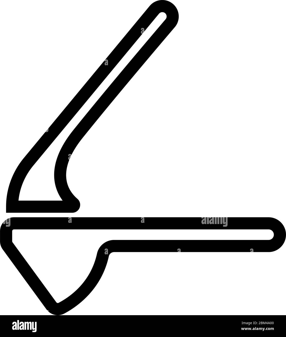 garlic press lever icon vector outline illustration Stock Vector Image ...