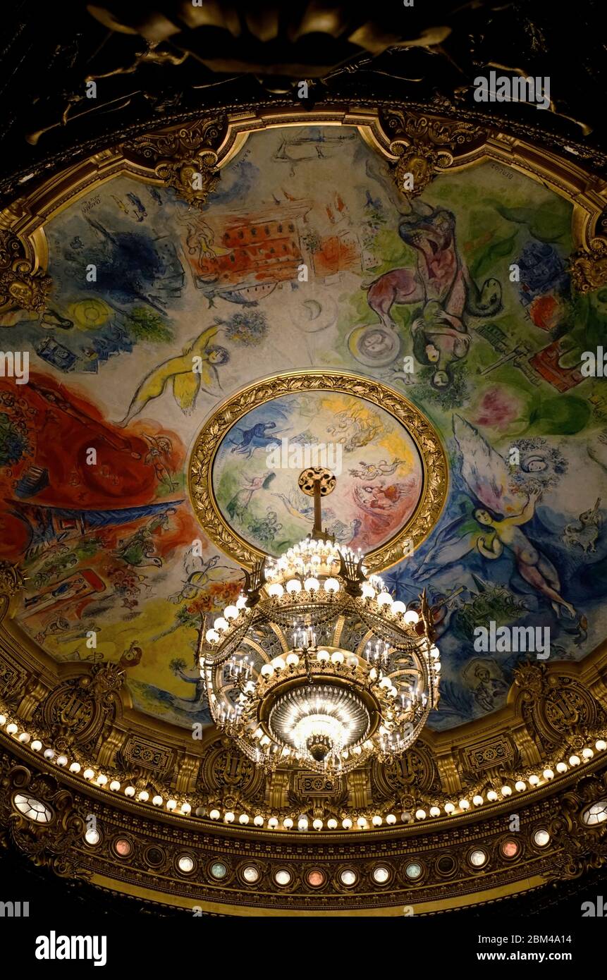 Garnier opera paris chagall hi-res stock photography and images - Alamy