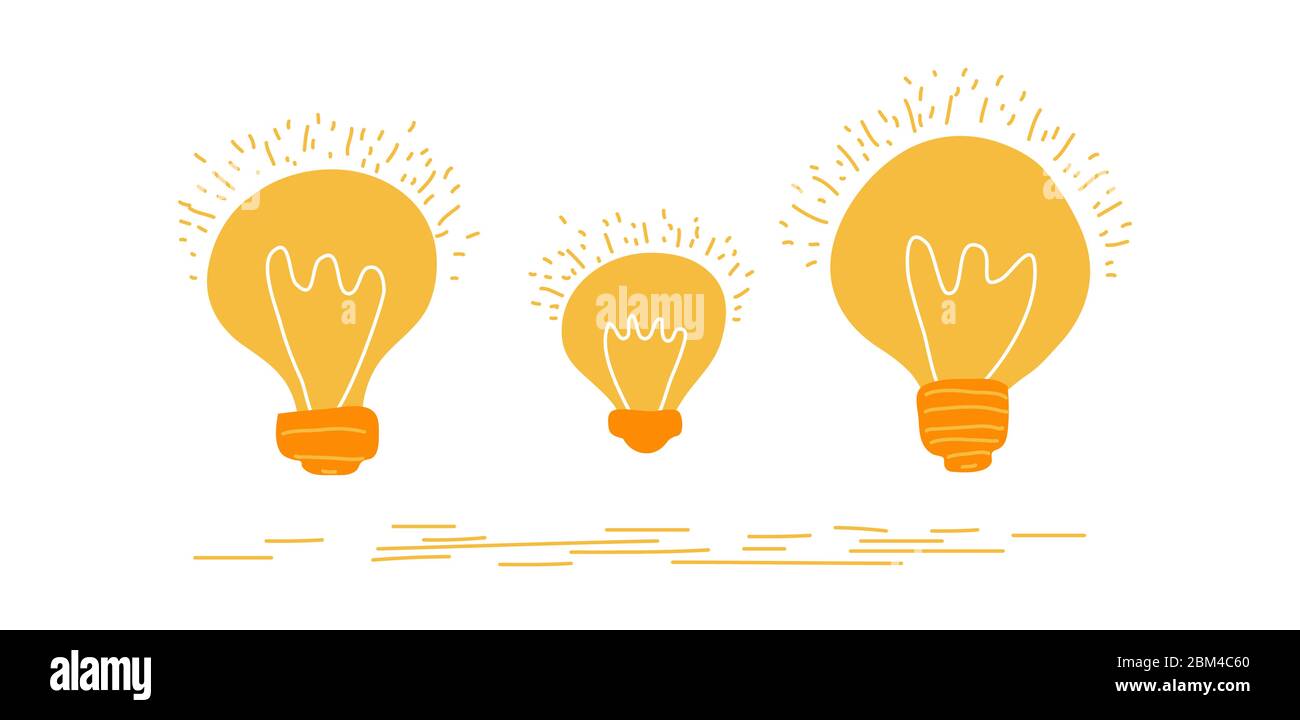 Light bulb icons Stock Vector Images - Alamy