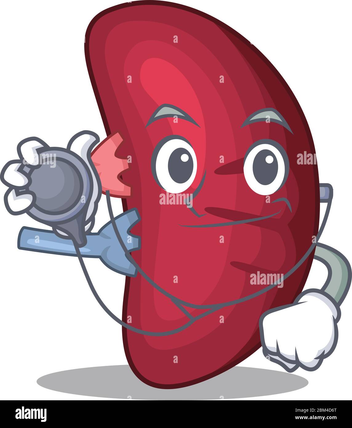 Human spleen in doctor cartoon character with tools Stock Vector Image ...