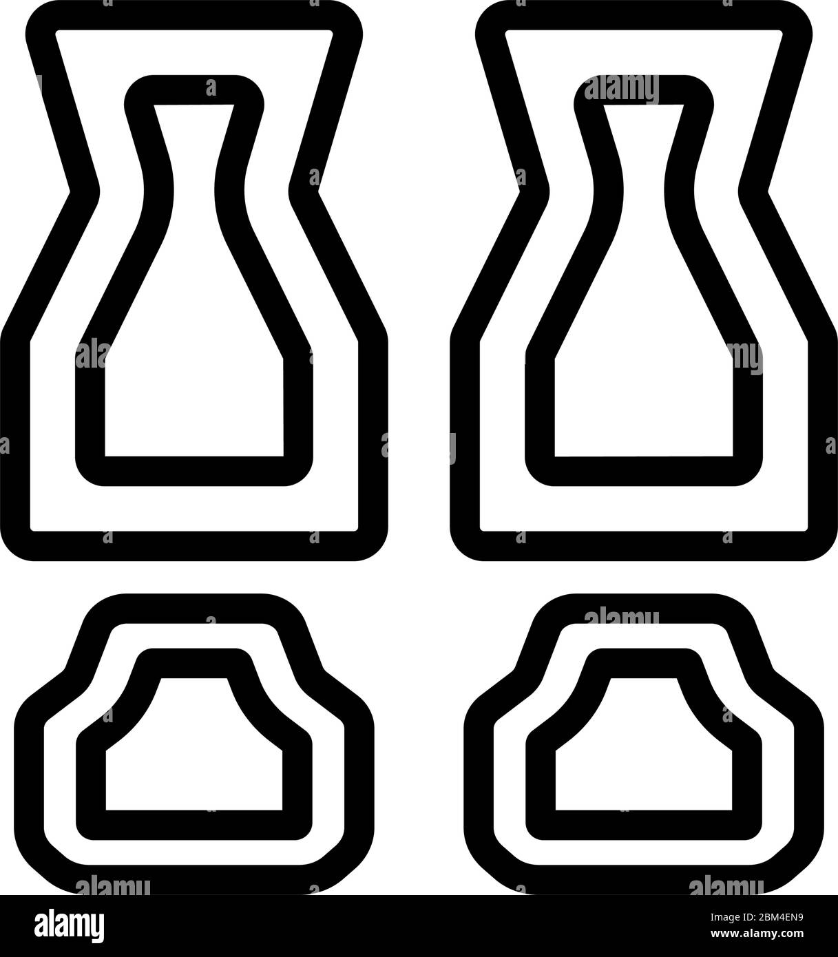 triangular shaped textile rugs icon vector outline illustration Stock ...