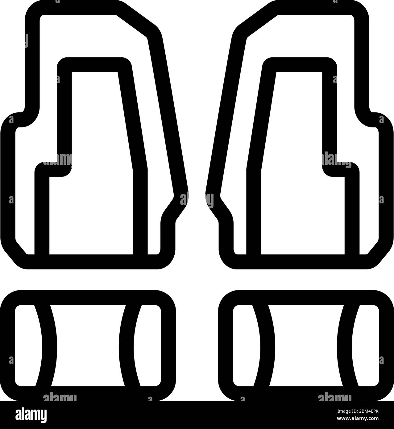 ordinary textile rugs icon vector outline illustration Stock Vector ...