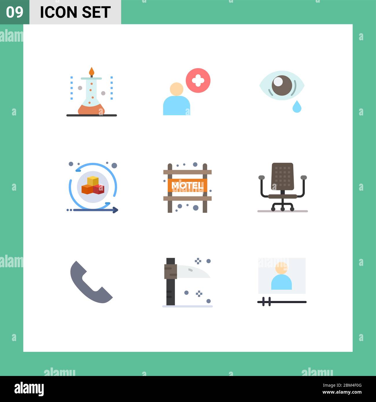 Virtual office environment Stock Vector Images - Alamy