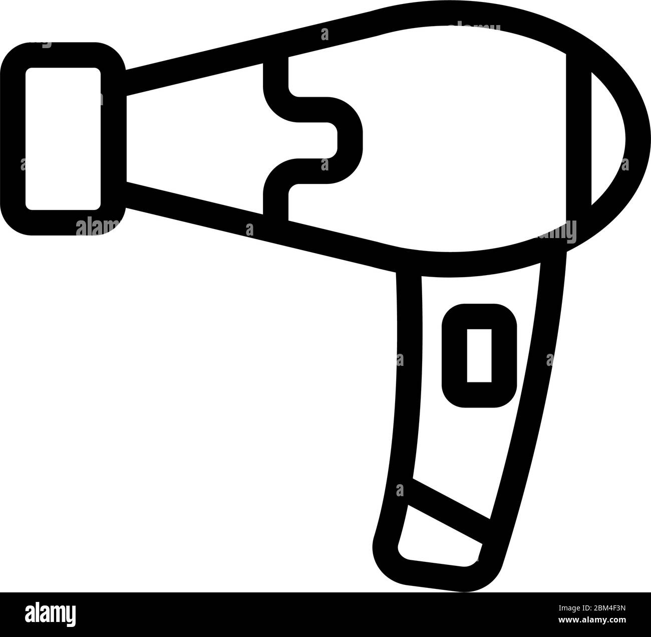 hand dryer icon vector outline illustration Stock Vector Image & Art ...