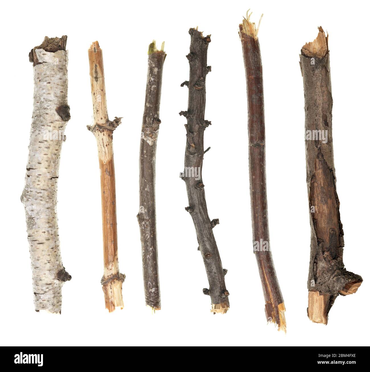 Sticks isolated on white background Stock Photo - Alamy