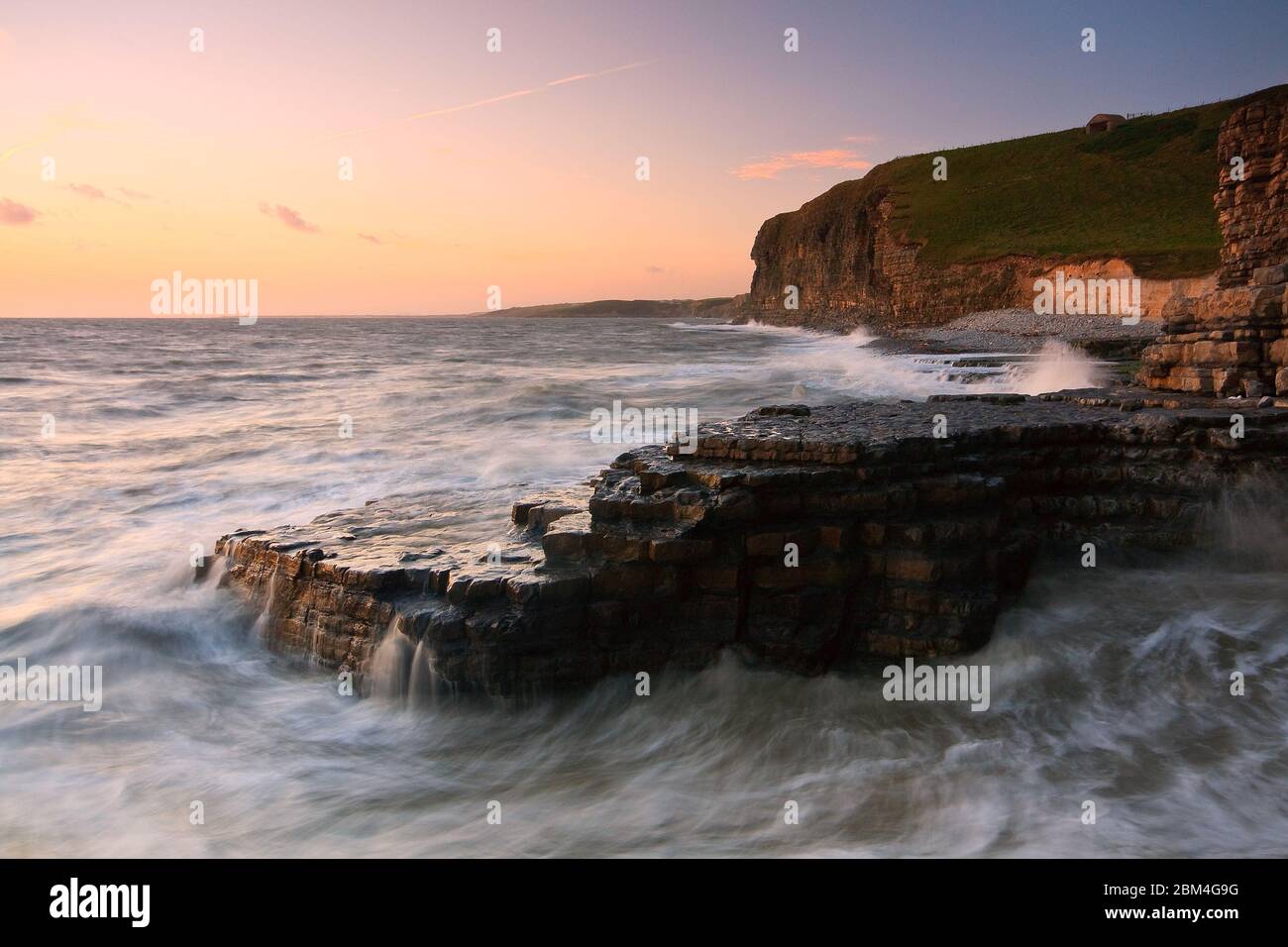 Monknash beach in Glamorgan, Wales, UK Stock Photo - Alamy