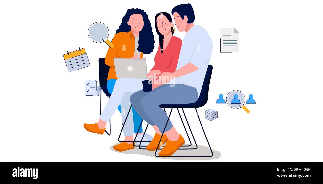 Team selection discussion Stock Vector Images - Alamy