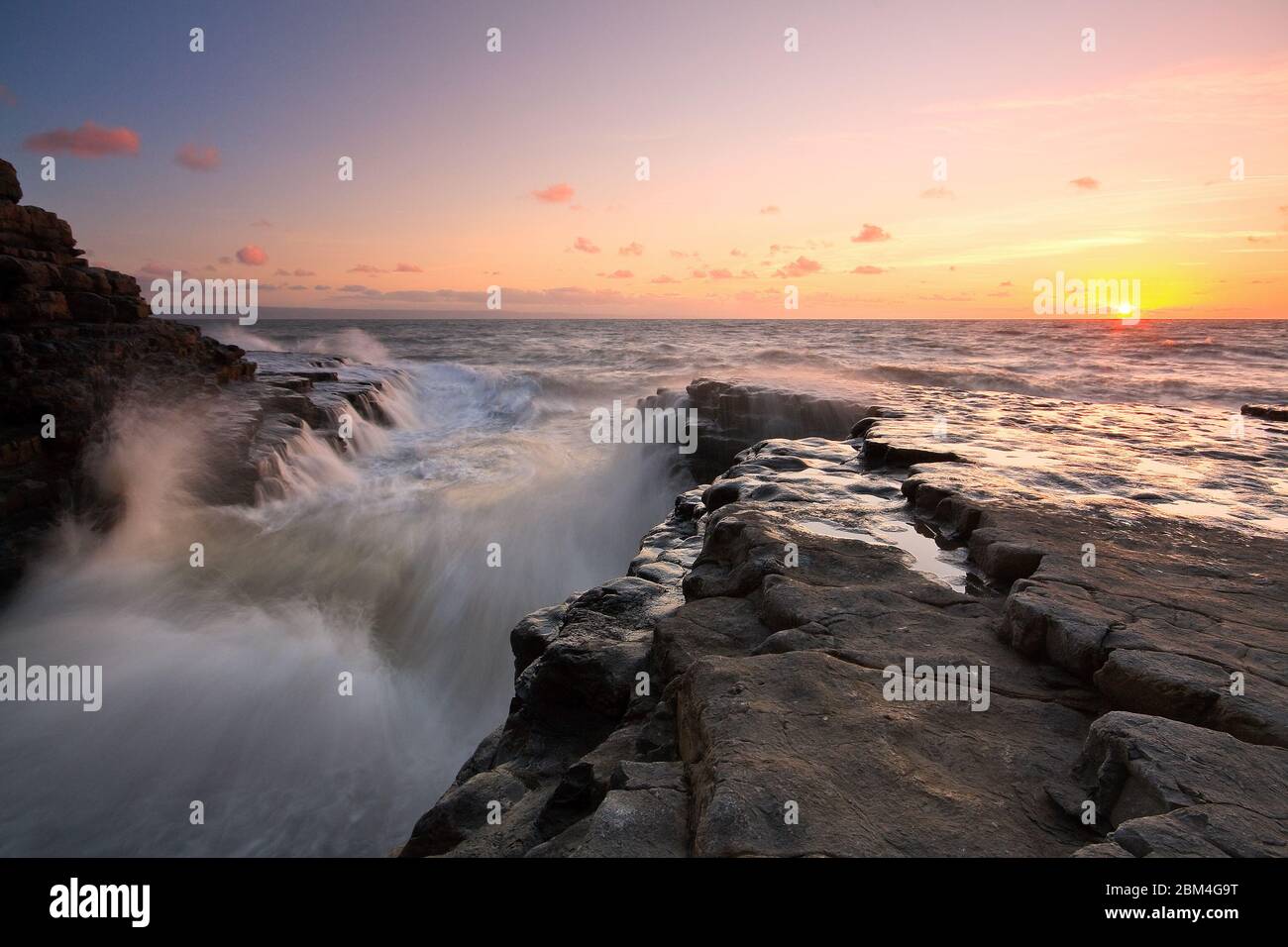Monknash beach in Glamorgan, Wales, UK Stock Photo - Alamy