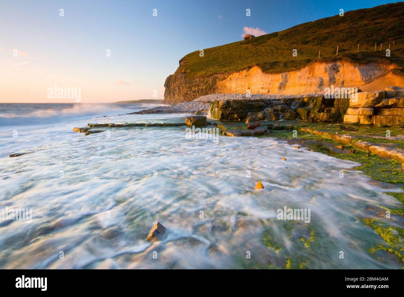 Monknash beach in Glamorgan, Wales, UK Stock Photo - Alamy