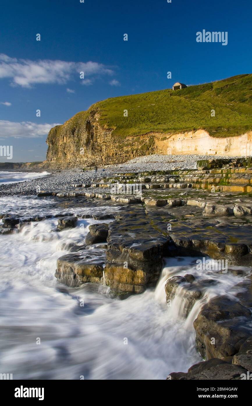 Monknash beach in Glamorgan, Wales, UK Stock Photo - Alamy