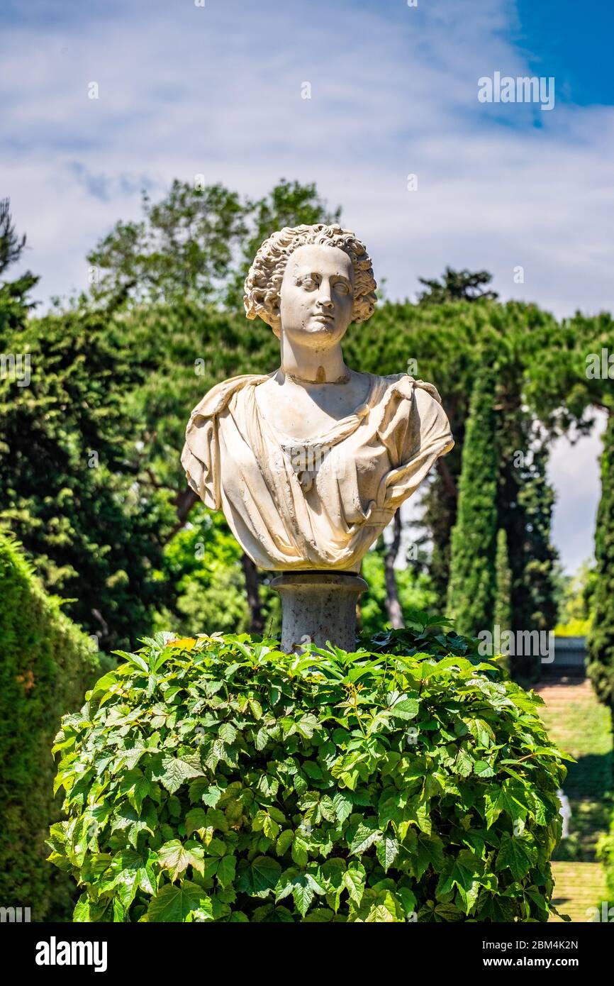 Santa Clotilde Gardens in Lloret de mar, Catalonia, Spain Stock Photo ...