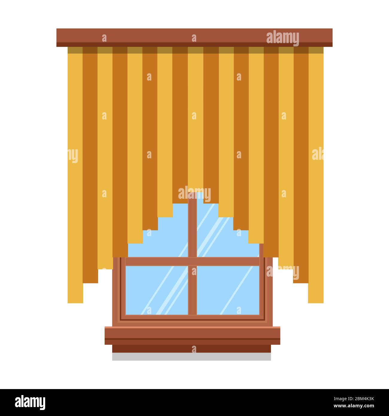 Luxurious curtains Stock Vector Images - Alamy