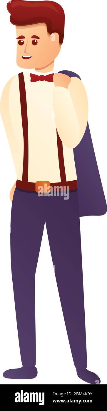 Fashion groom icon. Cartoon of fashion groom vector icon for web design ...