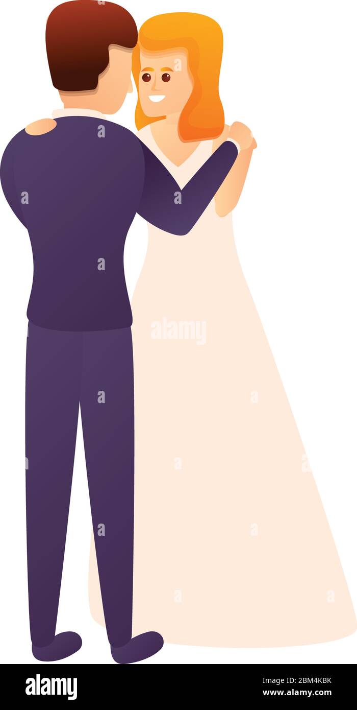Wedding dancing icon. Cartoon of wedding dancing vector icon for web ...