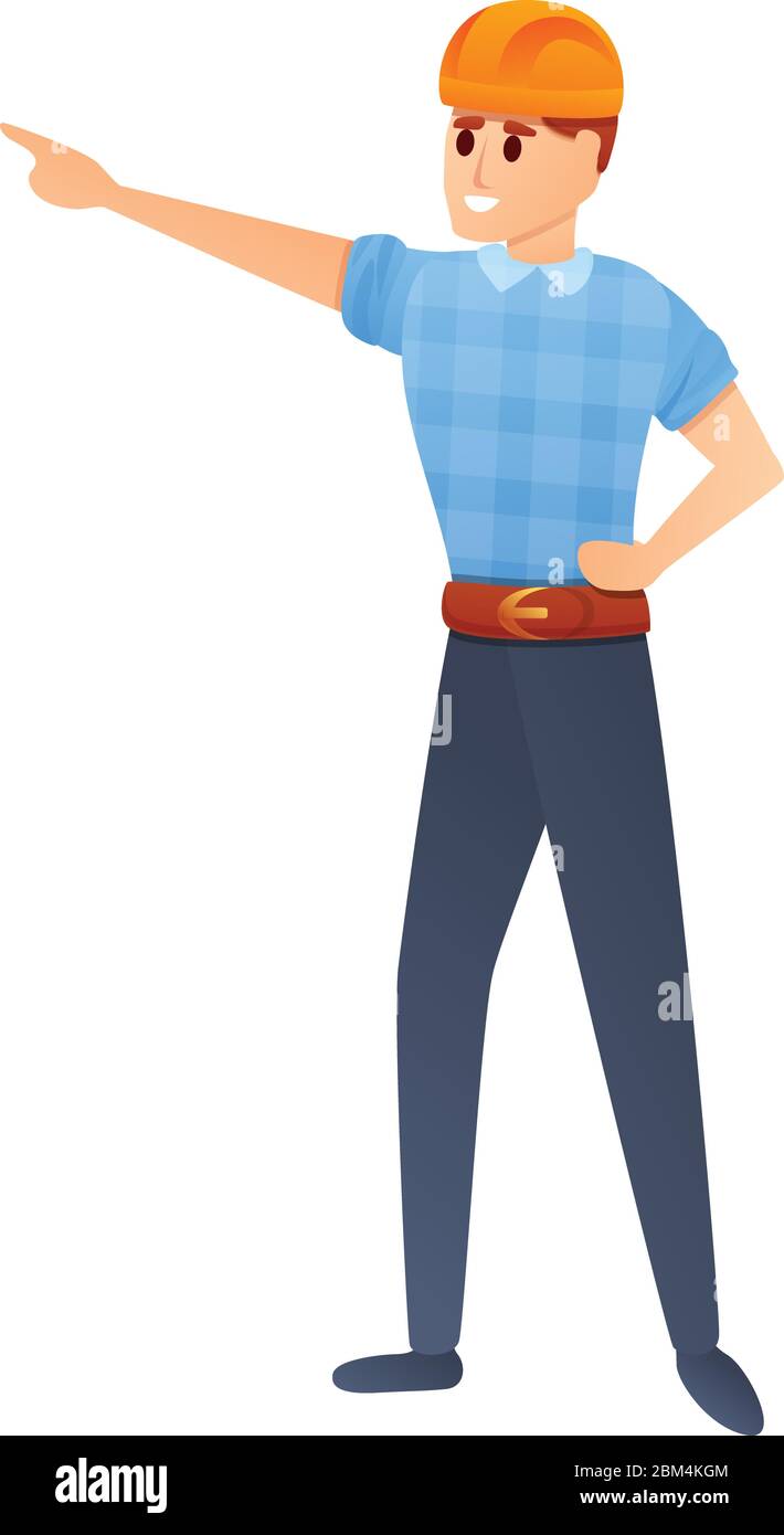 House contractor icon. Cartoon of house contractor vector icon for web ...
