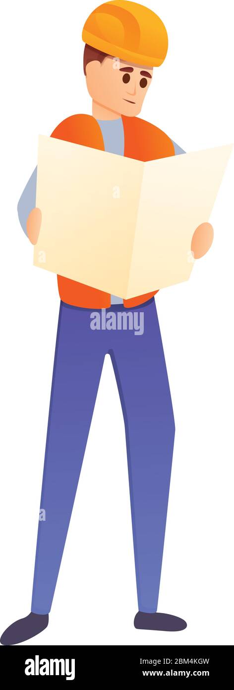 Project manager construction icon. Cartoon of project manager ...