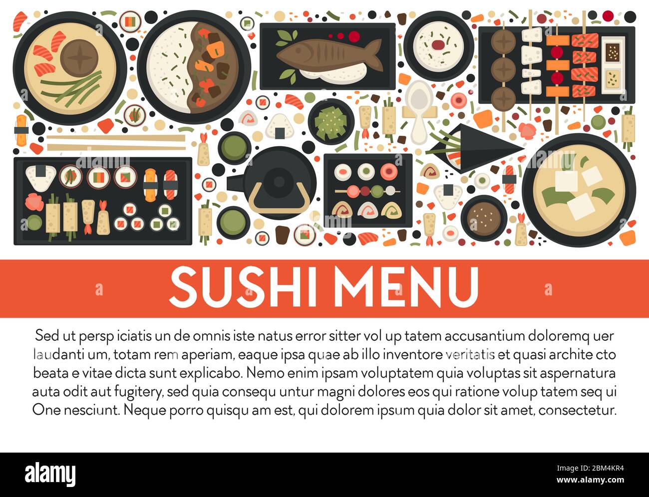 Japanese text menu Cut Out Stock Images & Pictures - Alamy