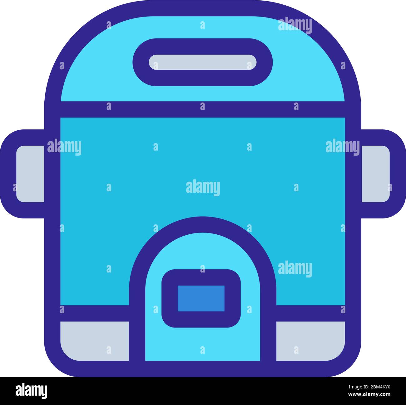 multicooker for food icon vector outline illustration Stock Vector ...