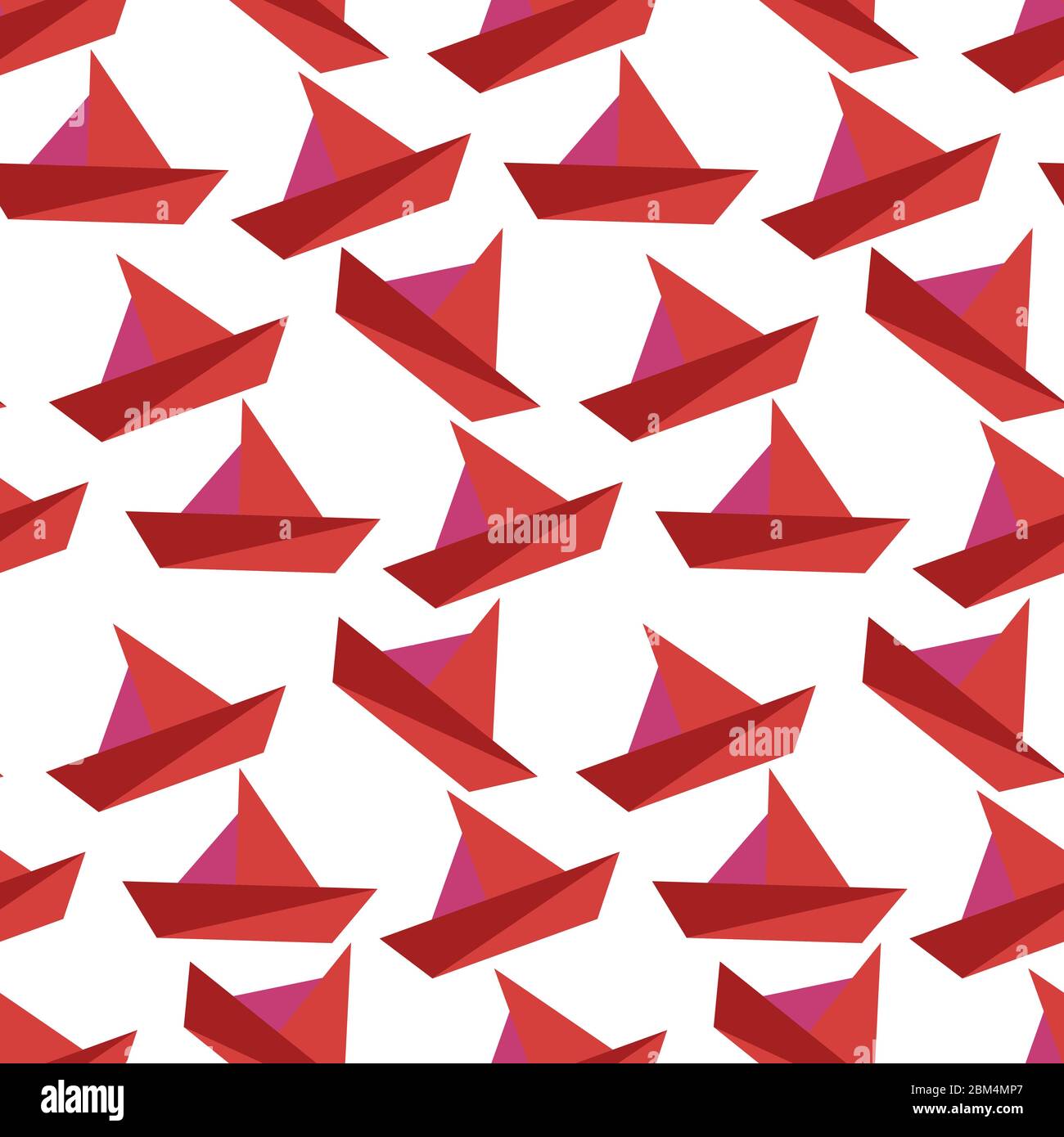 Origami boat, hobby and art of Japan seamless pattern Stock Vector ...
