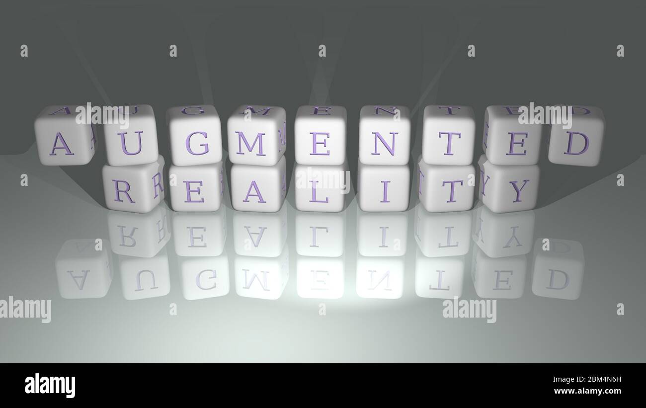 Augmented reality built by dice letters and color crossing for the ...