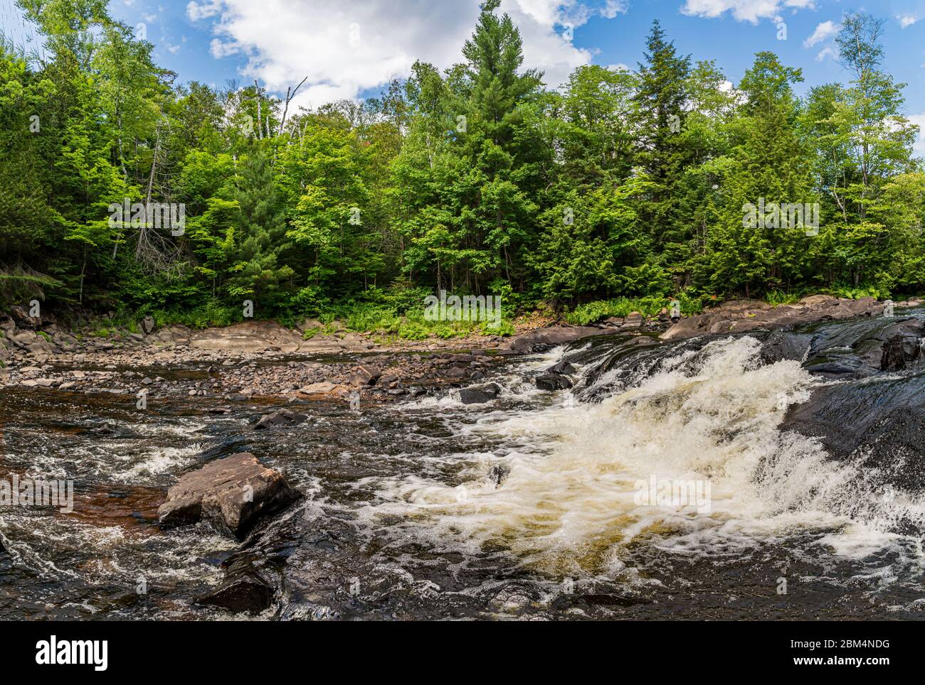 Ragged Falls Canada Stock Photo - Alamy