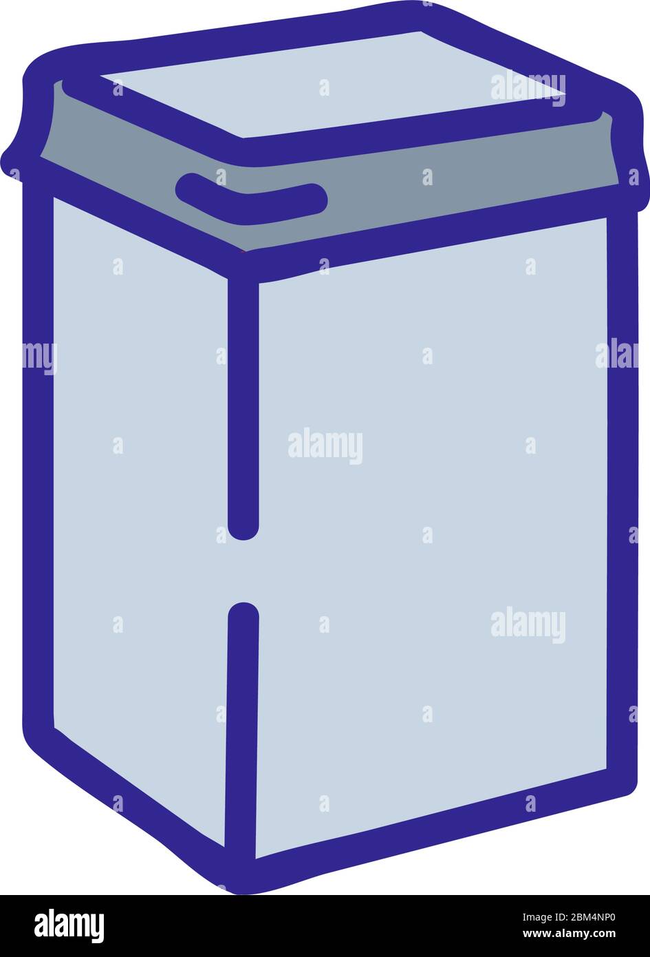 plain plastic basket icon vector outline illustration Stock Vector ...