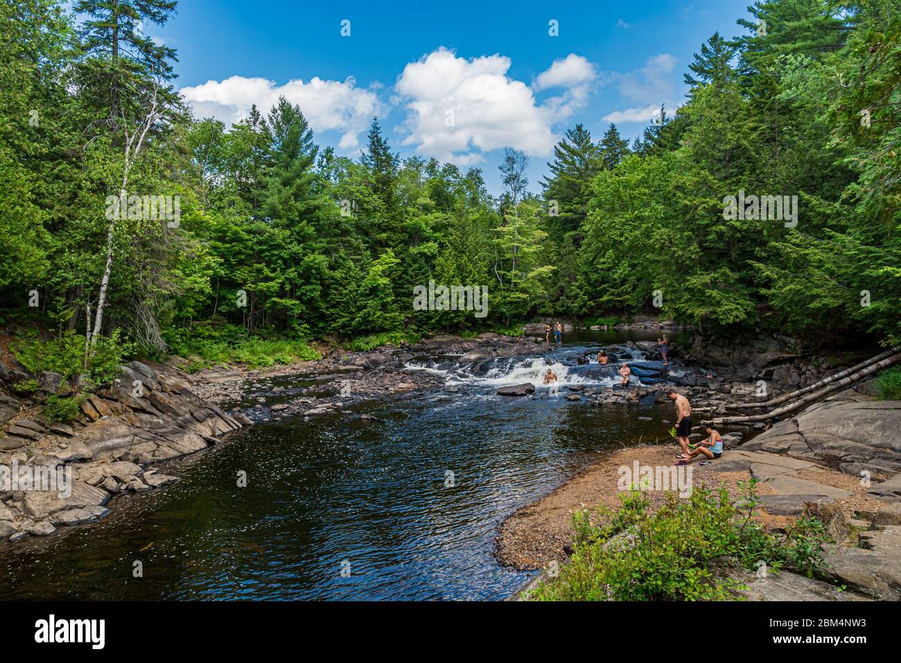 Ragged Falls Canada Stock Photo - Alamy