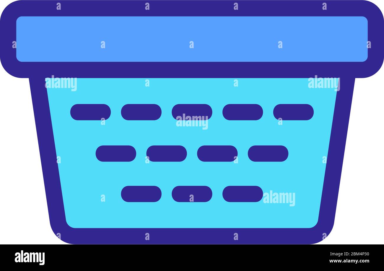 Laundry basket filled white Cut Out Stock Images & Pictures - Alamy