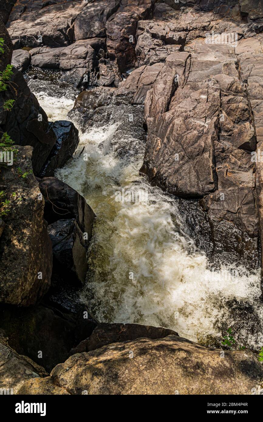 Nature Scene of rocks and waterfalls Stock Photo - Alamy