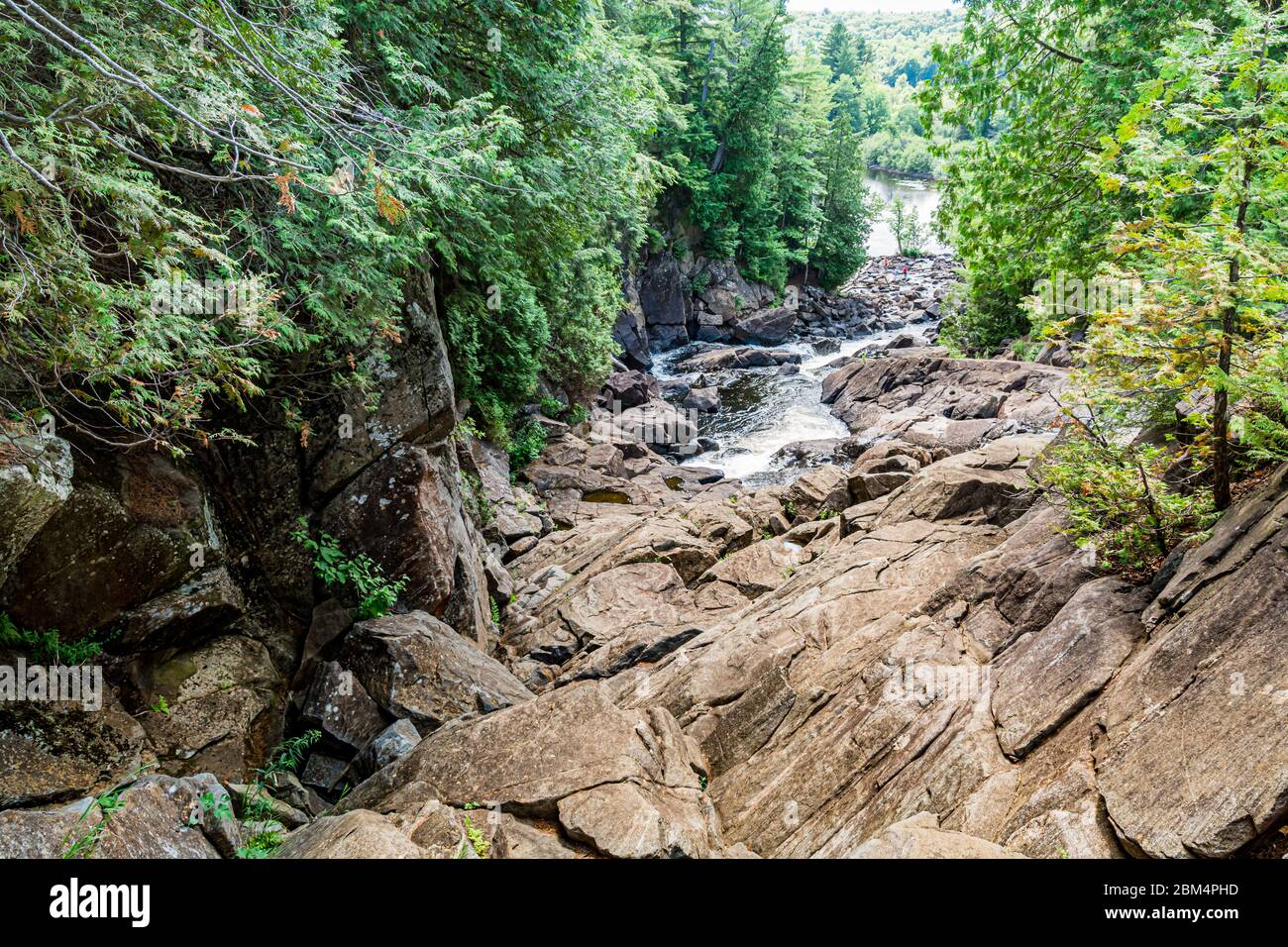 Nature Scene of rocks and waterfalls Stock Photo - Alamy