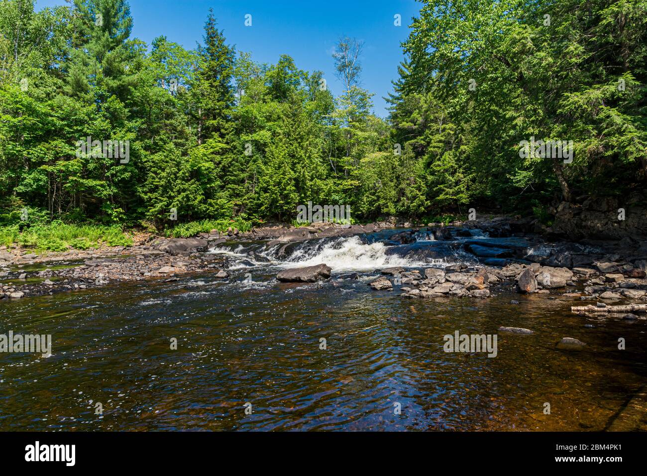 Nature Scene of rocks and waterfalls Stock Photo - Alamy