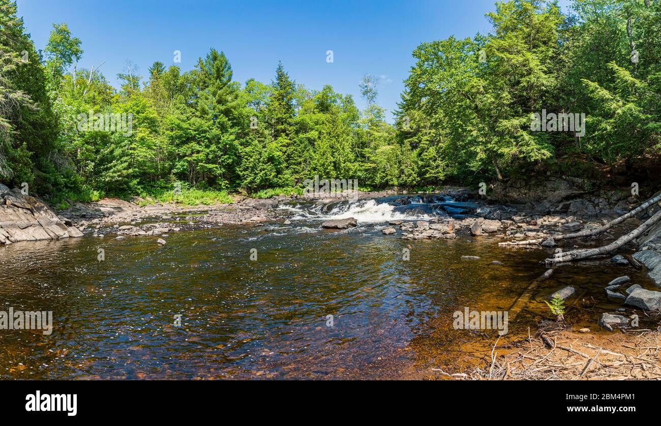 Nature Scene of rocks and waterfalls Stock Photo - Alamy