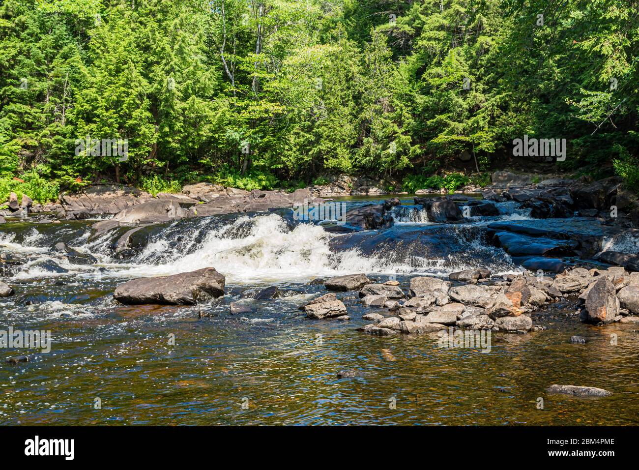 Nature Scene of rocks and waterfalls Stock Photo - Alamy