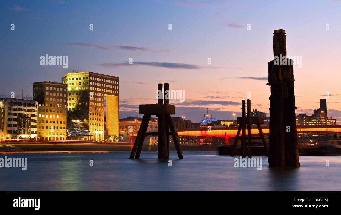London Bridge at dusk, UK Stock Photo - Alamy