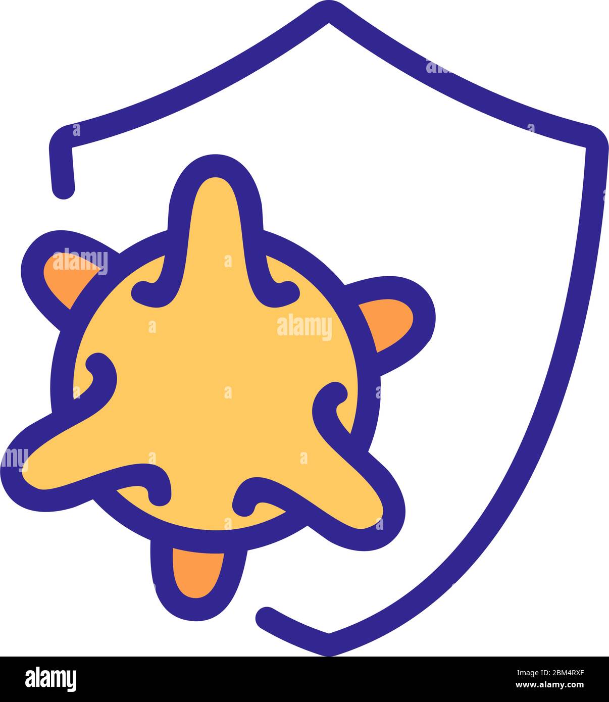 prevention wash hands under tap icon vector outline illustration Stock ...