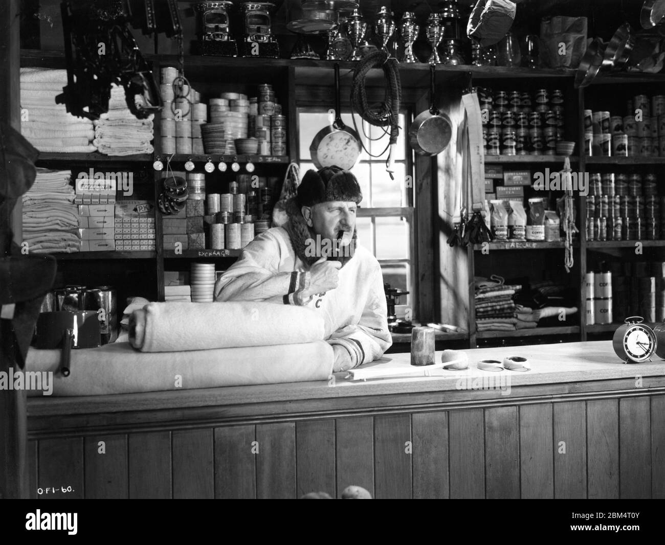 FINLAY CURRIE as the Factor in Hudson's Bay Company Trading Post in ...