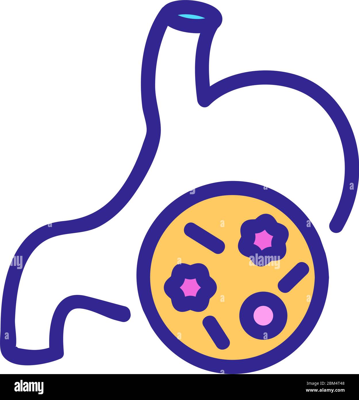 infection control icon vector outline illustration Stock Vector Image ...