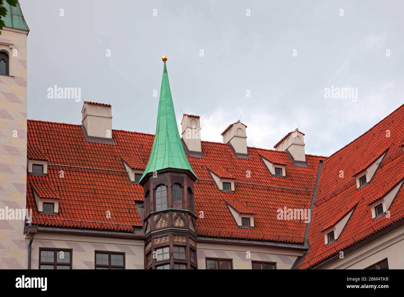 The Alter Hof in the center of Munich is the former imperial residence ...