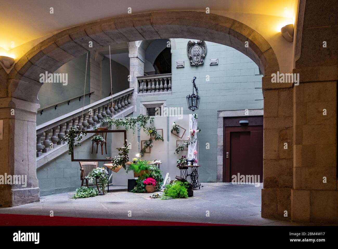 Temps de flors, event flower Festival in Girona, Catalonia, Spain Stock ...