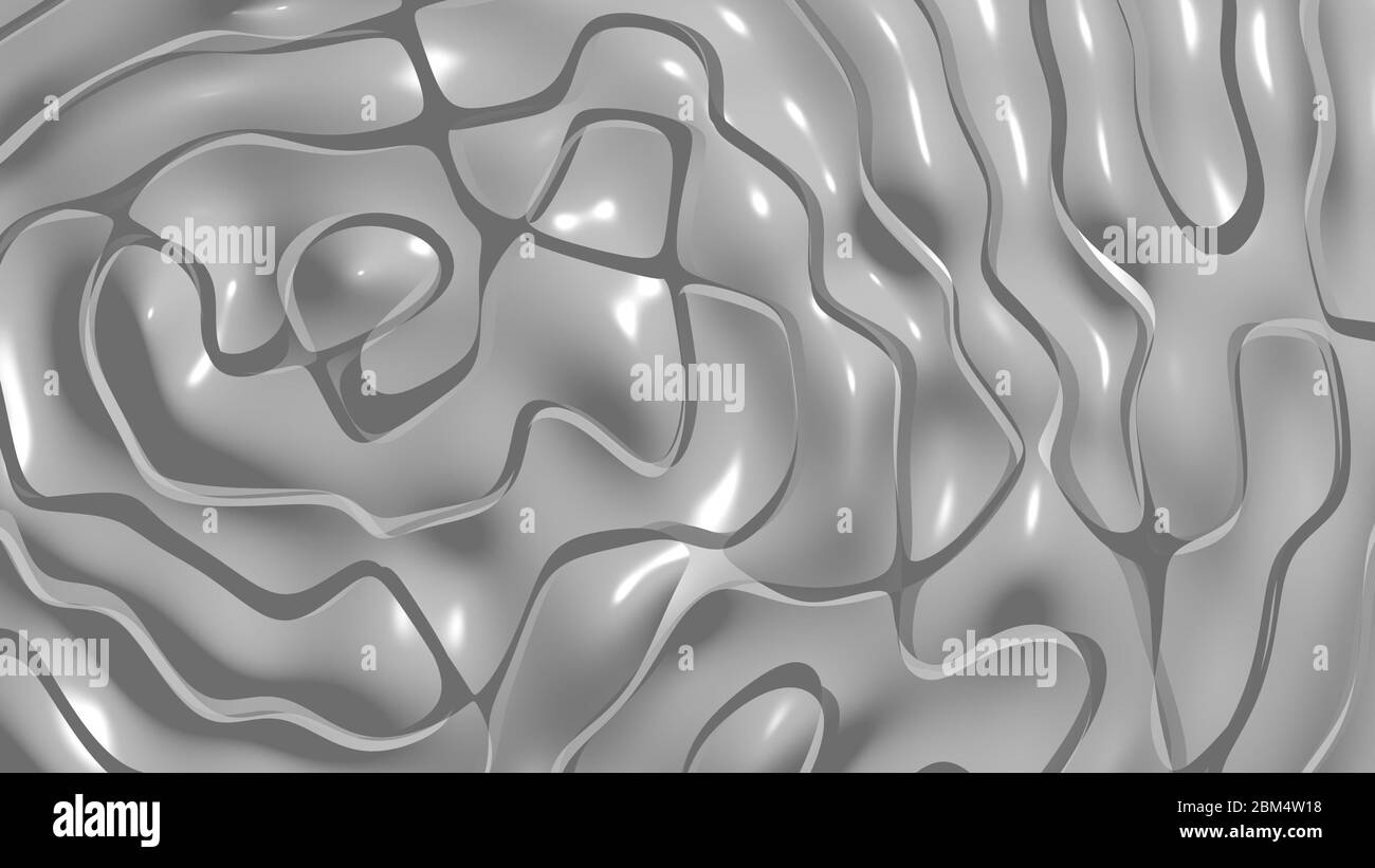 Uniform 3D abstract background of simple patterns of QUICK SILVER color ...