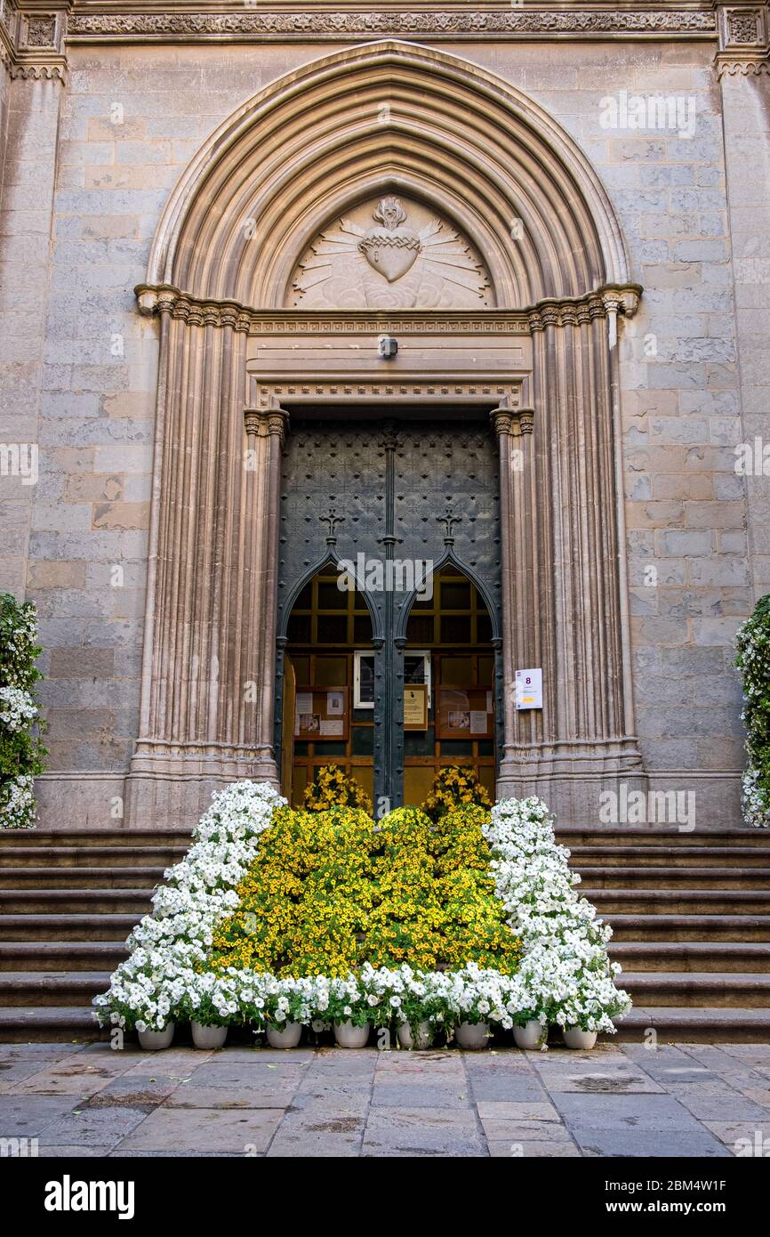 Temps de flors, event flower Festival in Girona, Catalonia, Spain Stock ...