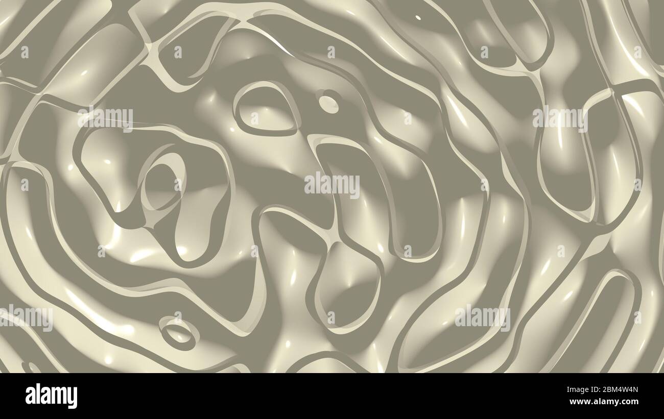 Uniform 3D abstract background of simple patterns of VANILLA color with ...