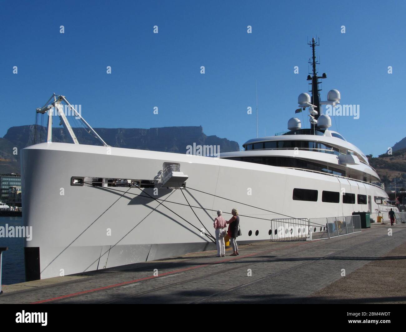 Luxury motor yacht VAVA II Stock Photo - Alamy