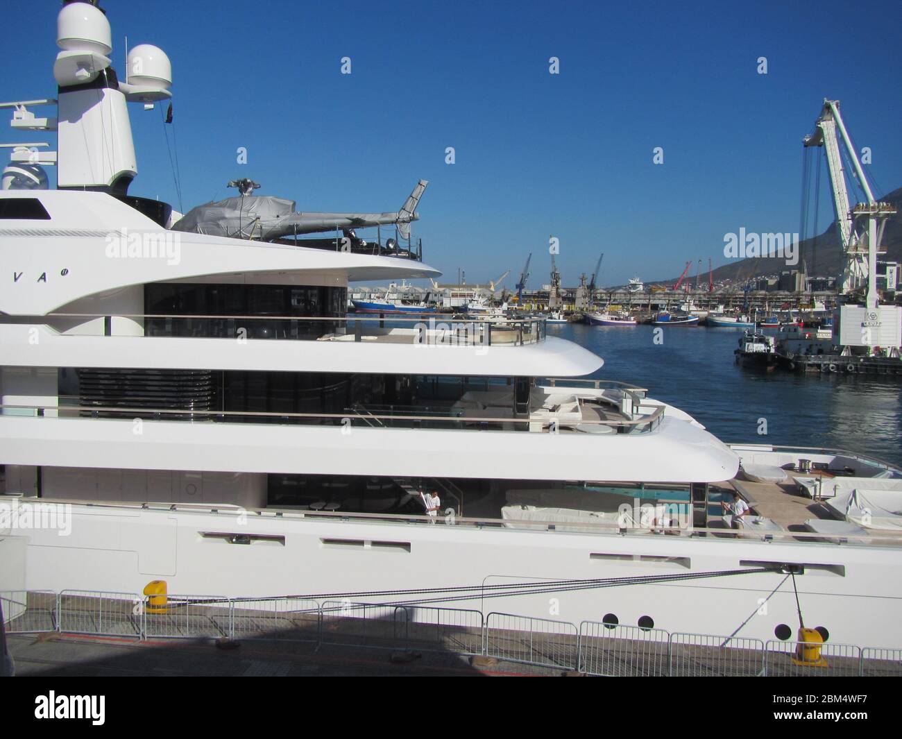 Luxury motor yacht VAVA II Stock Photo - Alamy