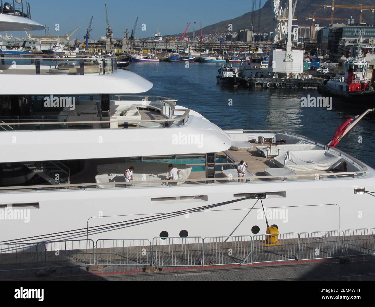 Luxury motor yacht VAVA II Stock Photo - Alamy