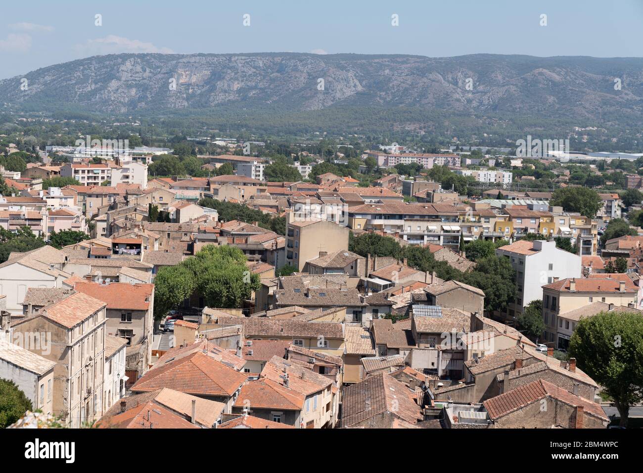 cavaillon roof view from hill in south france Stock Photo - Alamy